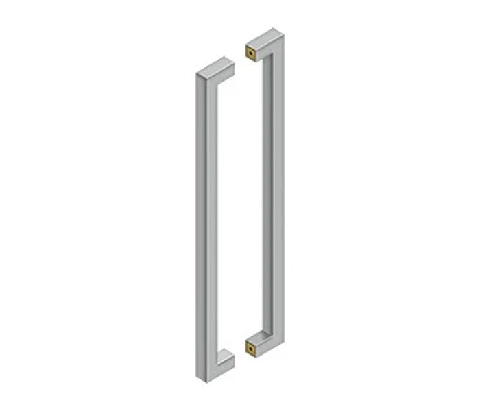 Modern Square Back to Back Door Pull – Bradford Hardware